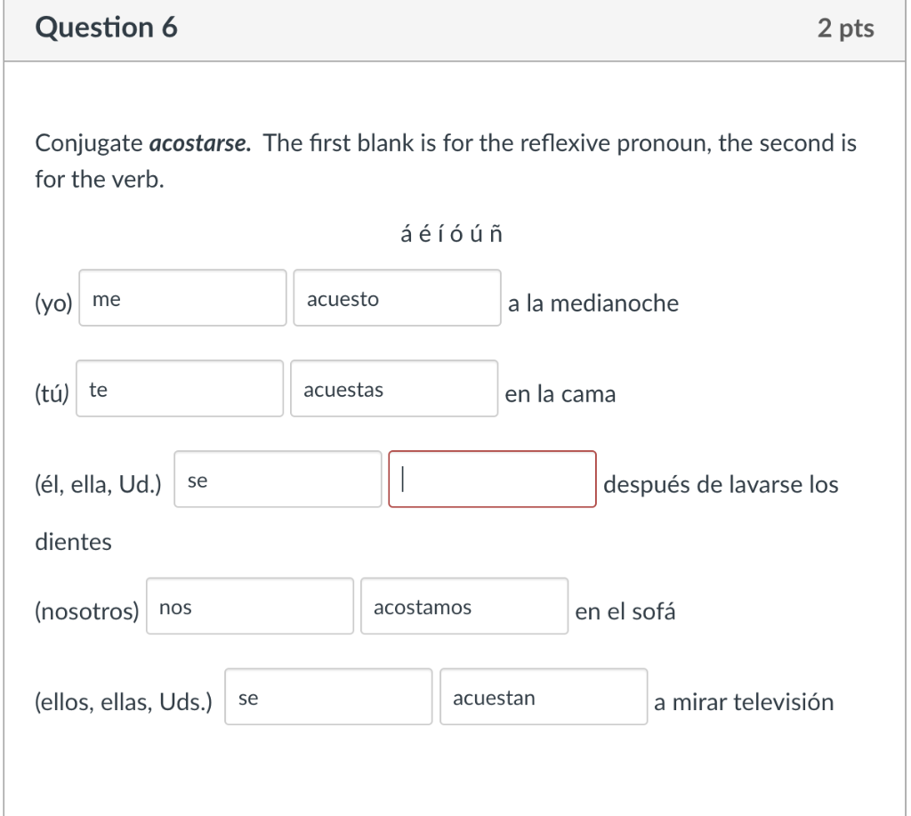 Each of the following sentences contains an example | Chegg.com