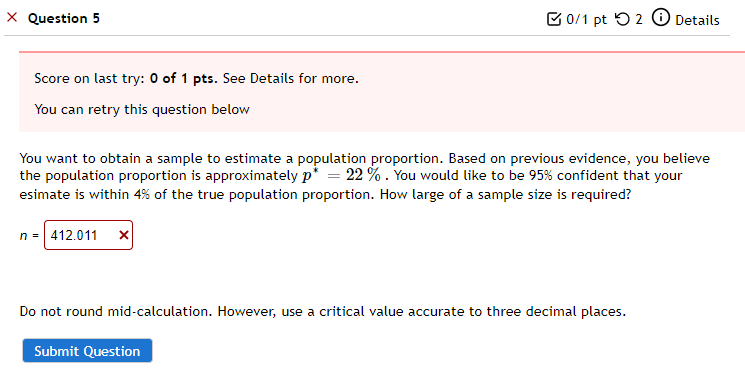 Solved X Question 5 B0 1 Pt 2 Details Score On Last Try 0