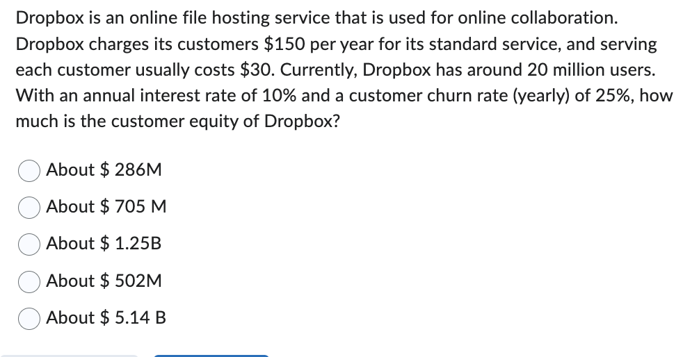 Solved Dropbox is an online file hosting service that is | Chegg.com