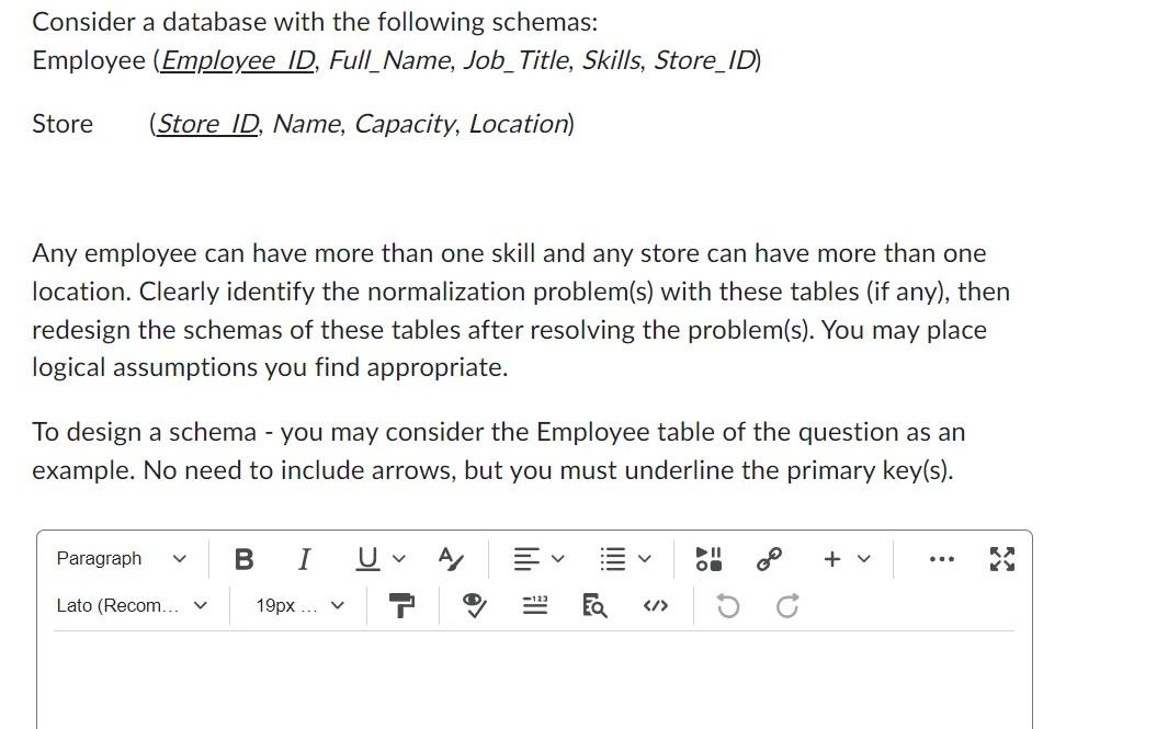 Solved Consider a database with the following schemas: | Chegg.com