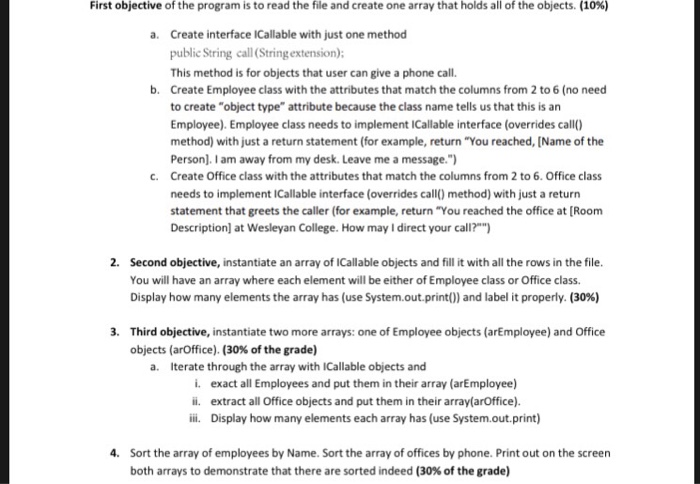 Solved Develop a Java application that reads tab delimited | Chegg.com