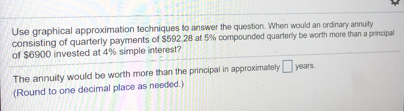 Use graphical approximation techniques to answer the | Chegg.com