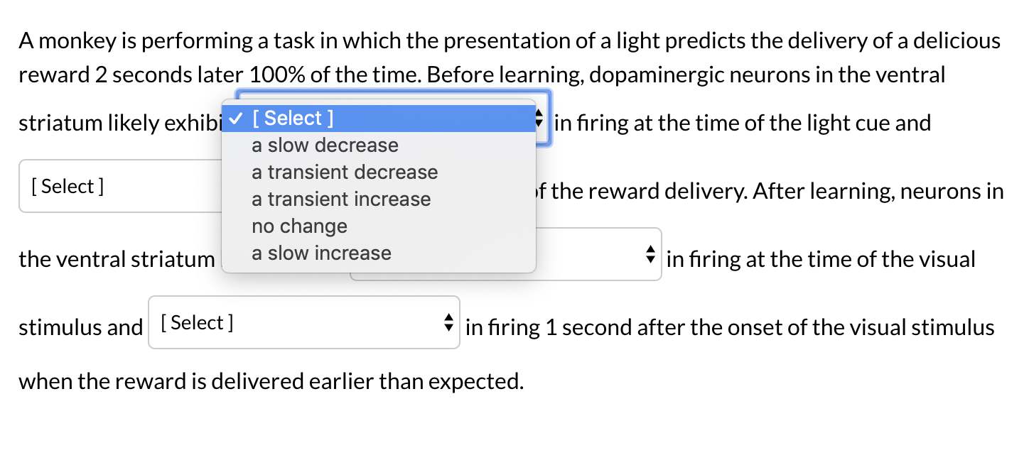 Amonkey is performing a task in which the | Chegg.com