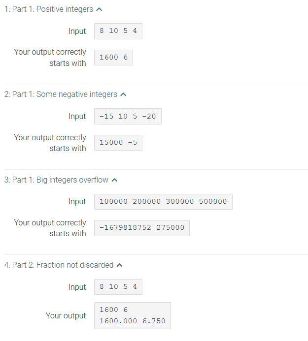 Simple statistics Need help with my code and | Chegg.com