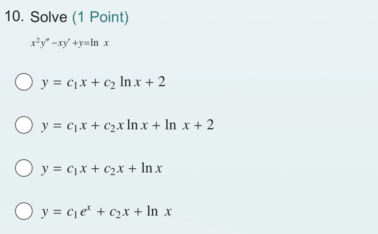Solved Solve (1 | Chegg.com