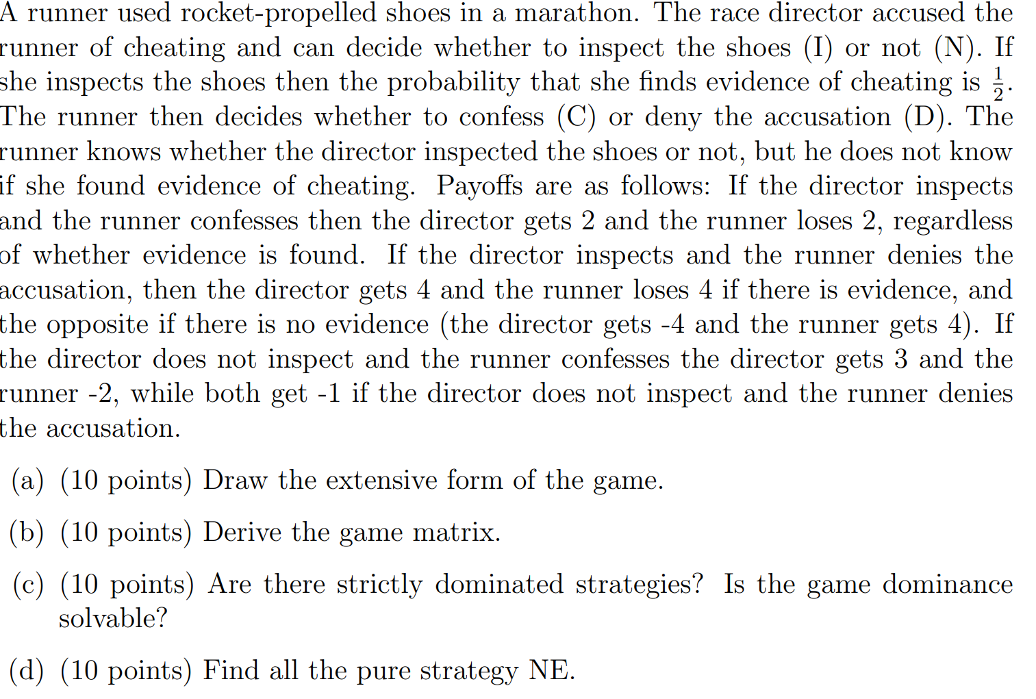 A runner used rocket-propelled shoes in a marathon. | Chegg.com
