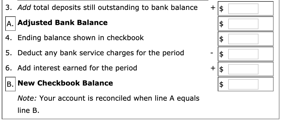 Solved Financial Planning Exercise 6 Checking account | Chegg.com