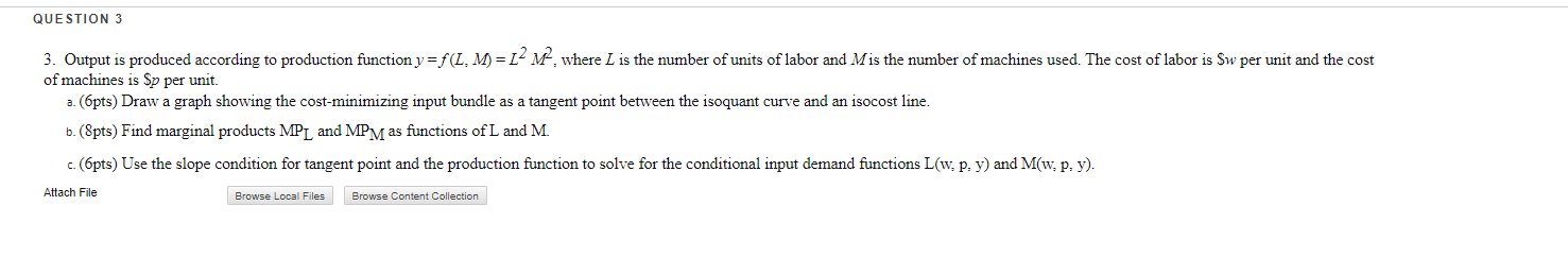 Solved 3 Output Is Produced According To Production 