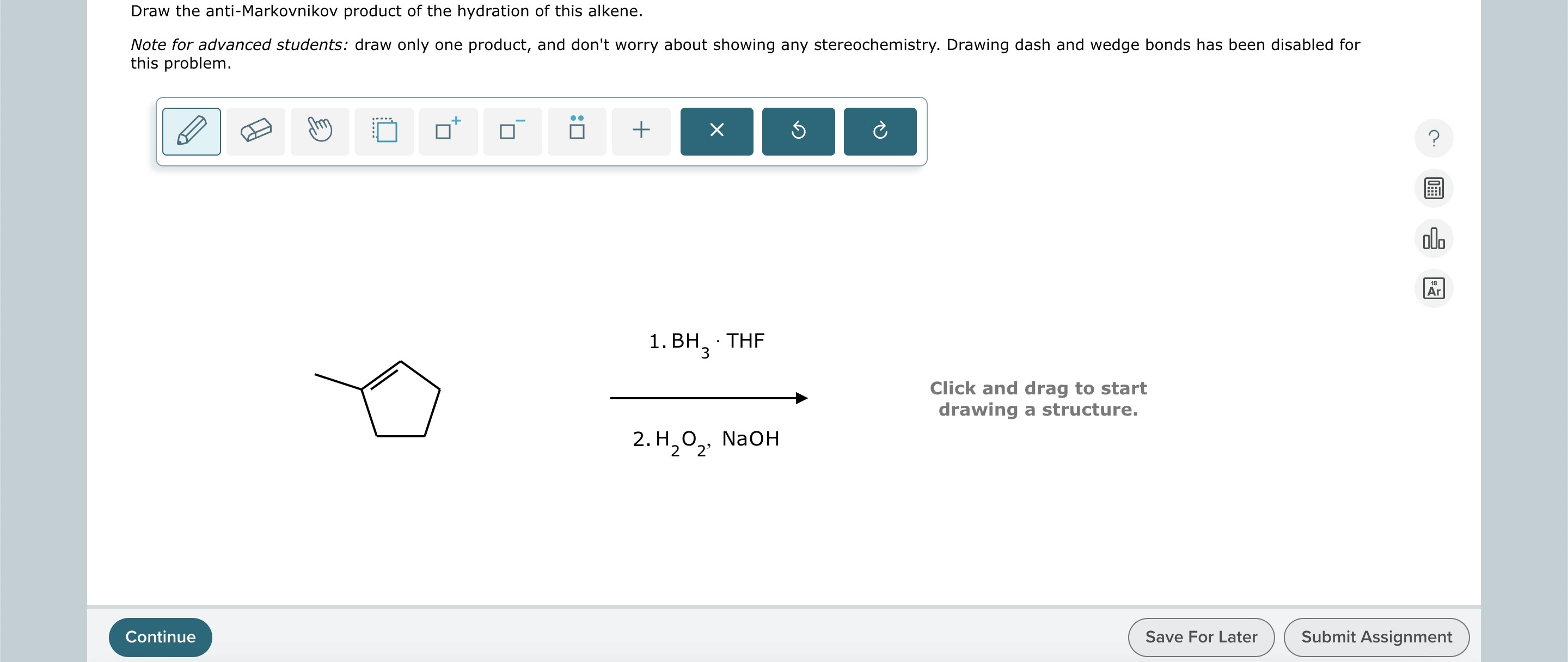 Solved Draw the anti-Markovnikov product of the hydration of | Chegg.com
