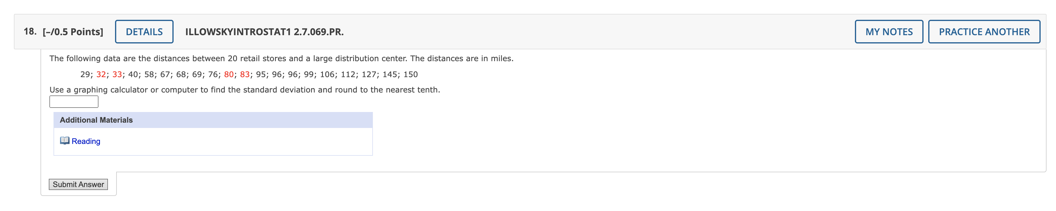 Solved 18. [-/0.5 Points] DETAILS ILLOWSKYINTROSTAT1 | Chegg.com