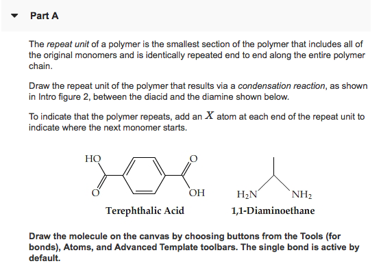 Solved Part A The repeat unit of a polymer is the smallest | Chegg.com