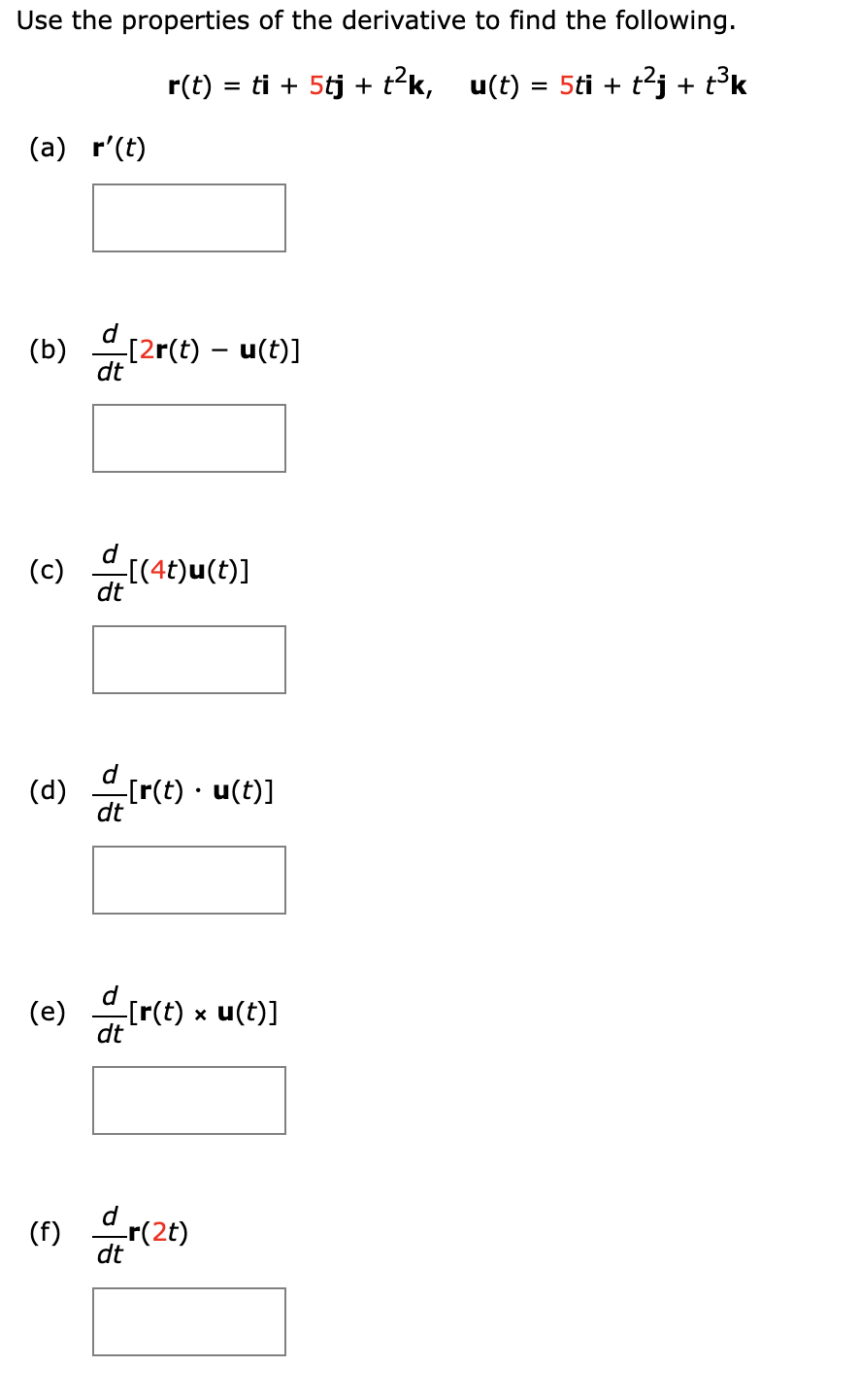 Solved Use the properties of the derivative to find the | Chegg.com
