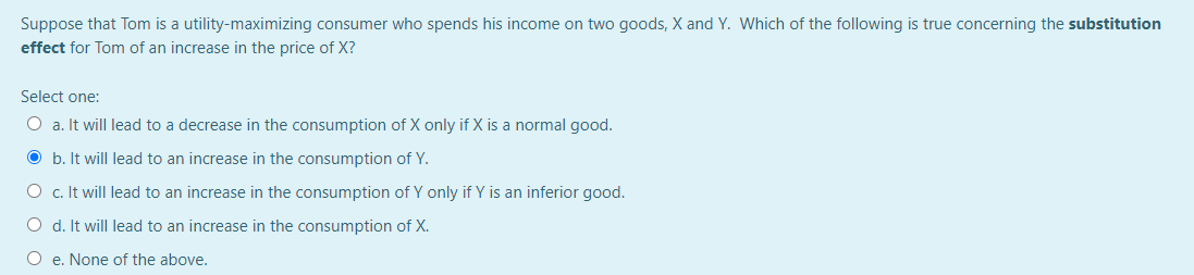 Solved Suppose that Tom is a utility-maximizing consumer who | Chegg.com