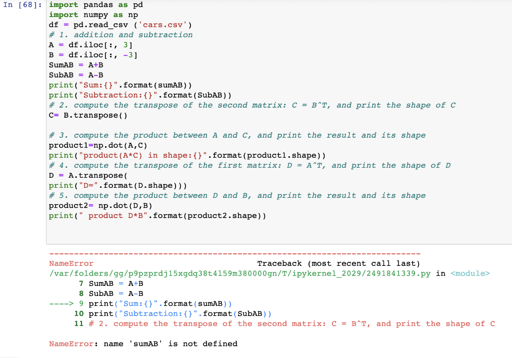 Solved please help in python, I don't know how to fix it. im | Chegg.com