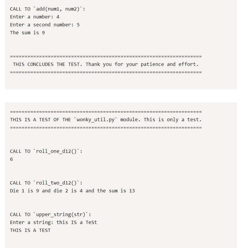 Solved Enter a number: 4 Enter a second number: 5 The | Chegg.com