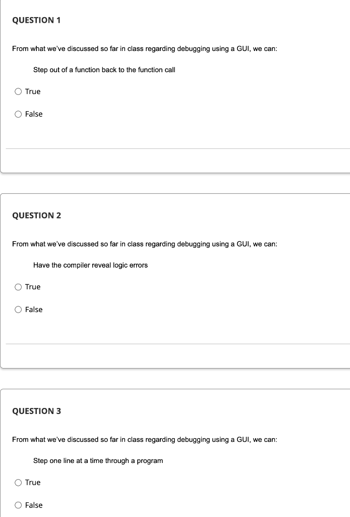Solved From what we've discussed so far in class regarding | Chegg.com