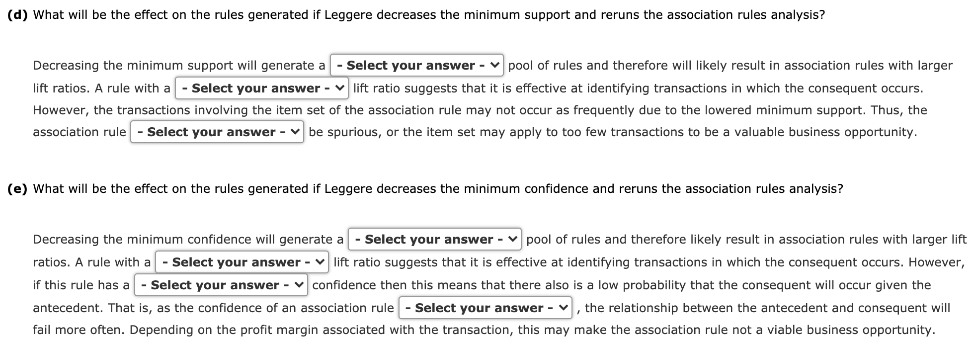 Solved Leggere, an internet book retailer, is interested in | Chegg.com