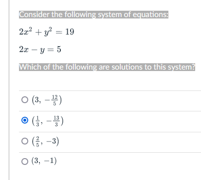 Solved Consider the following system of equations: | Chegg.com