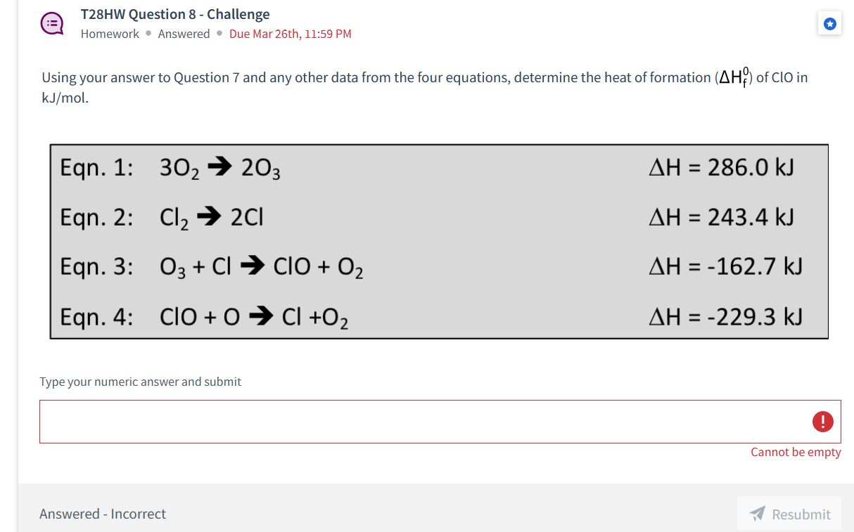 Solved T28HW Question 8 - Challenge Homework • Answered − | Chegg.com
