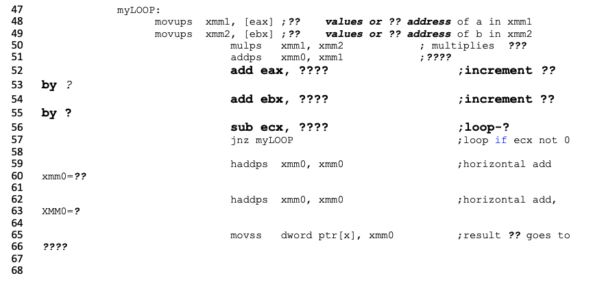 Solved You are given the following source in CPP with inline | Chegg.com
