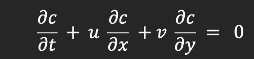 Solved Given the 2D inviscid scalar transport equation, | Chegg.com