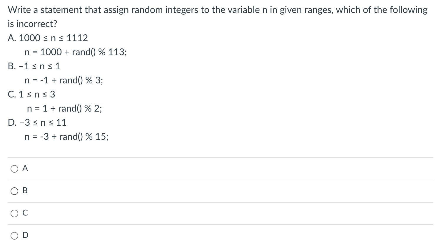 Solved To pick random number from 1 to 6 and output it. | Chegg.com