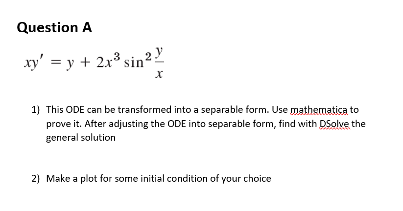 Solved **Only Wolfram Mathematica. Don't give handwritten | Chegg.com