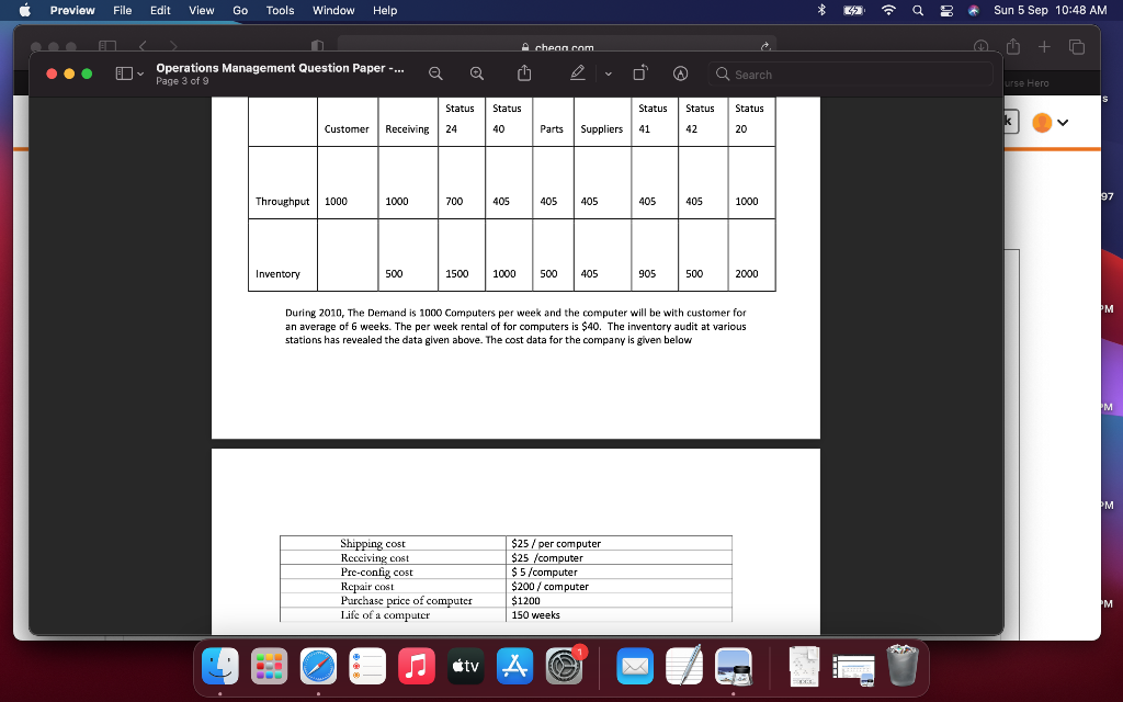 Solved Preview File Edit View Go Tools Window Help L2 a B | Chegg.com