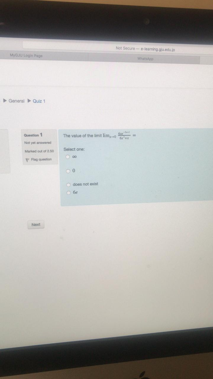 Solved Not Secure - e-learning.gju.edu.jo MyGJU Login Page | Chegg.com