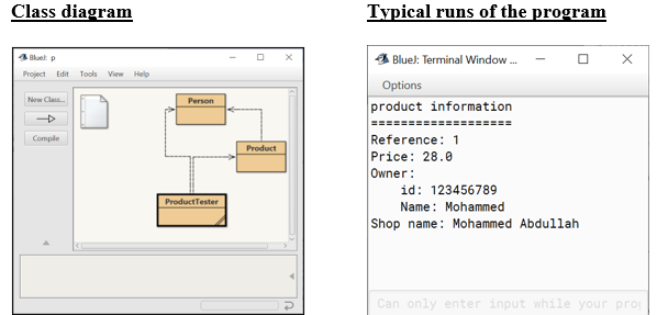 Solved Create a class Person to represent a person according | Chegg.com