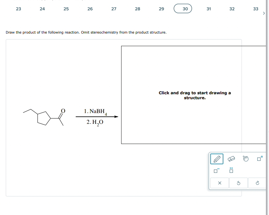 Solved Draw the product of the following reaction. Omit | Chegg.com