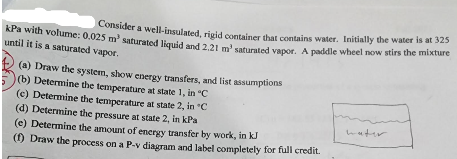 Solved Consider a well-insulated, rigid container that | Chegg.com