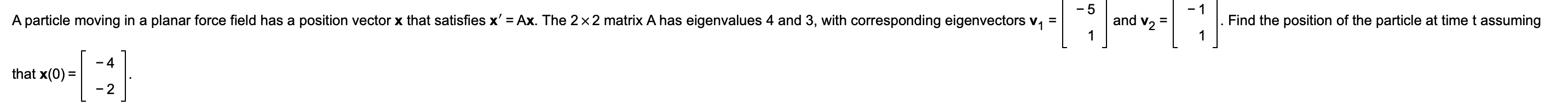 Solved -5 -1 A particle moving in a planar force field has a | Chegg.com