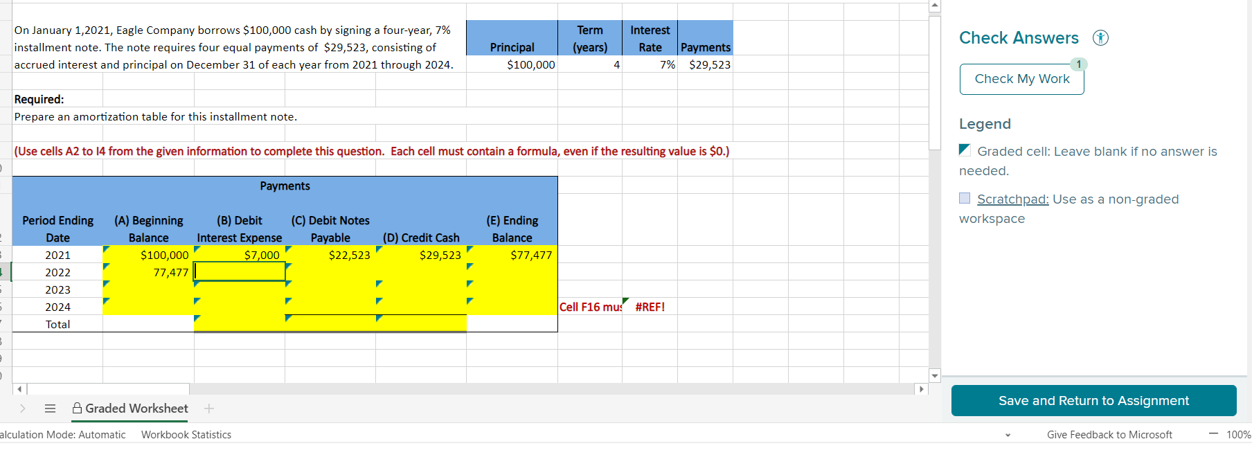 Solved - Check Answers On January 1,2021, Eagle Company | Chegg.com