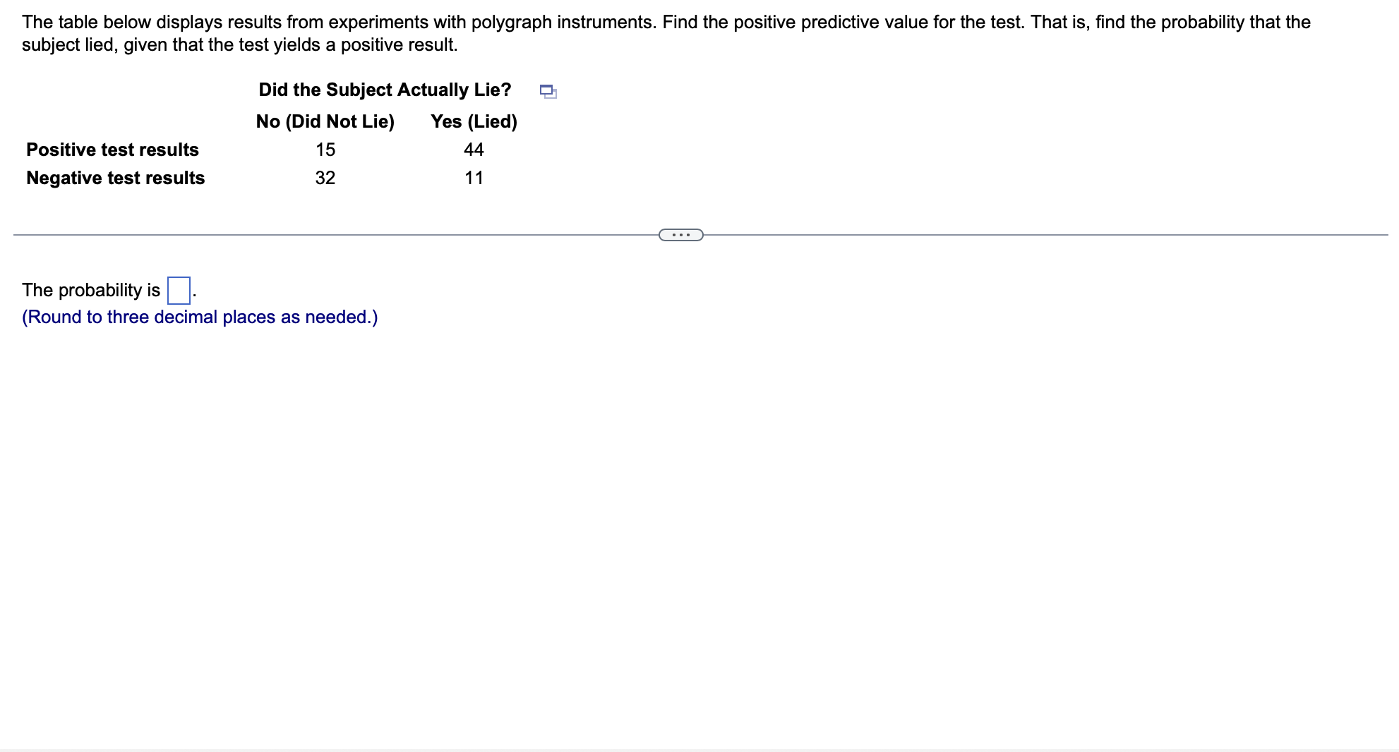 Solved The table below displays results from experiments | Chegg.com
