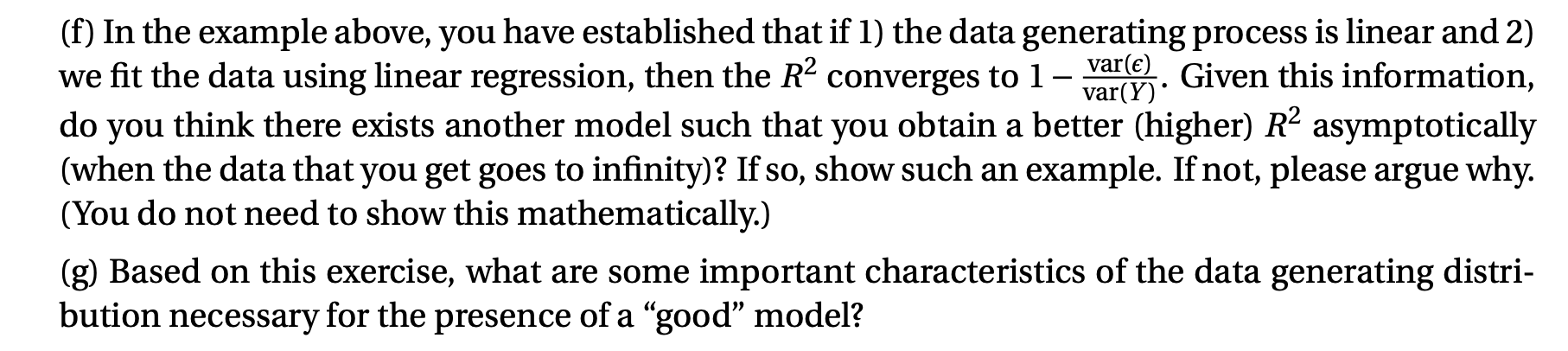 Solved Data generating distribution and convergence of | Chegg.com