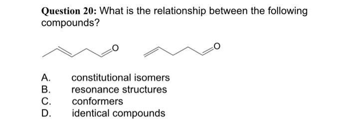Solved Question 20: What is the relationship between the | Chegg.com