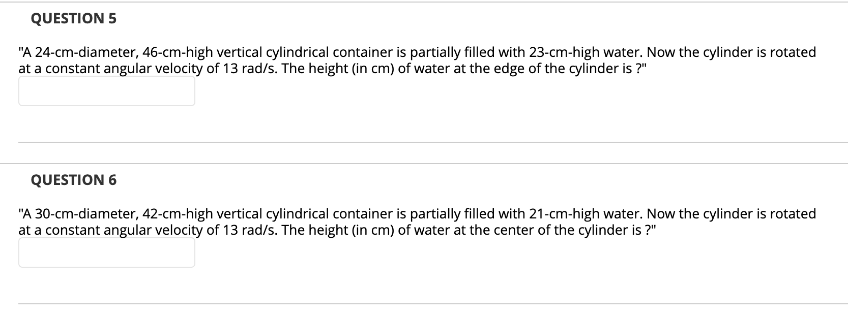 Solved "A 24-cm-diameter, 46-cm-high vertical cylindrical | Chegg.com