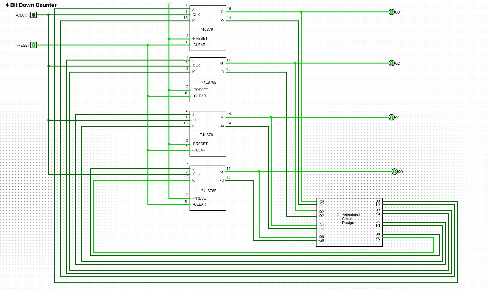 Solved Design a 4-bit up/down counter from the 2 designs. 4 | Chegg.com