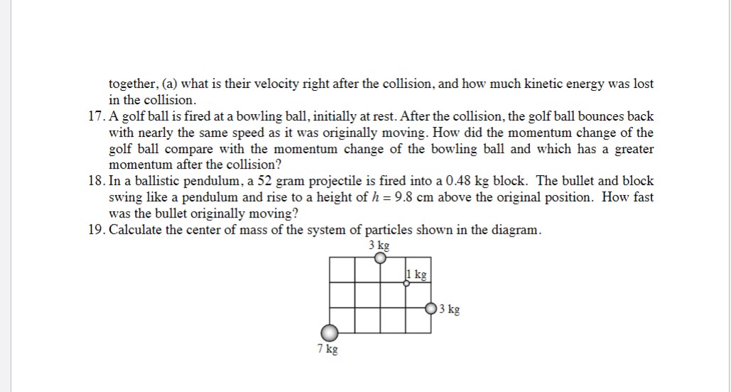 Solved 1. A 10-kg object moves from a position | Chegg.com