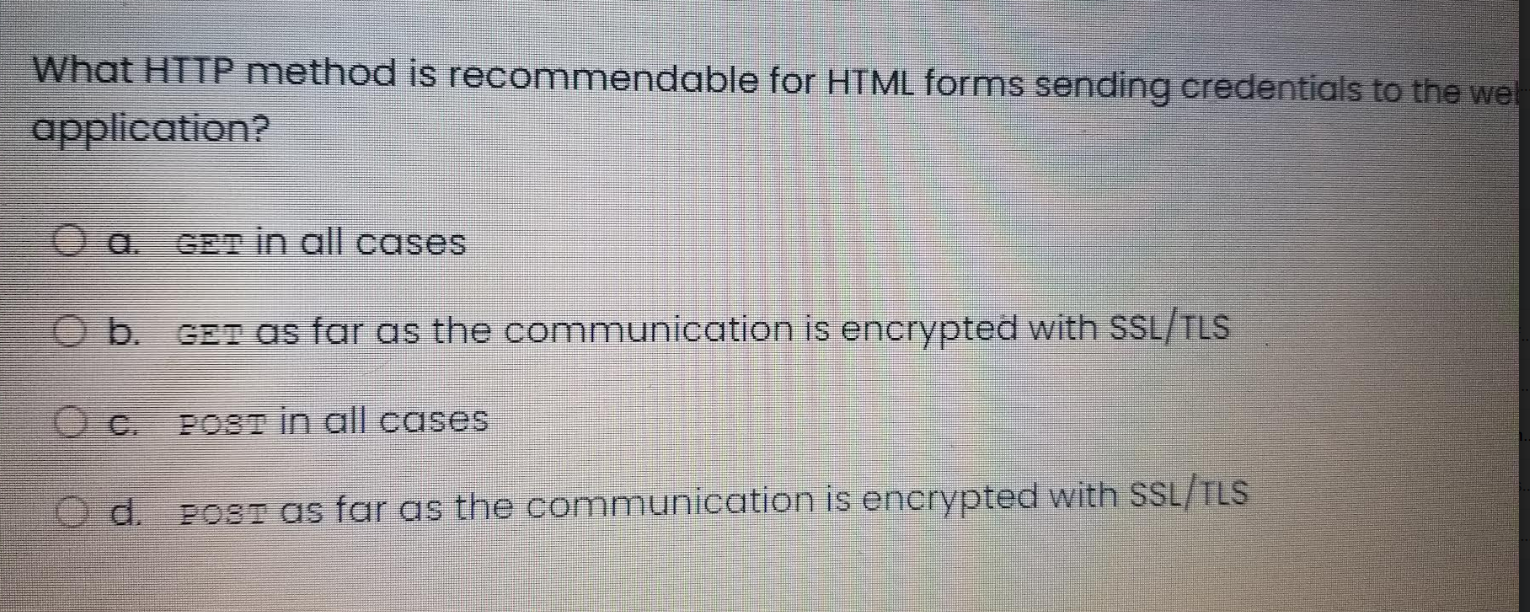 Solved An attacker was able to obtain a session token | Chegg.com