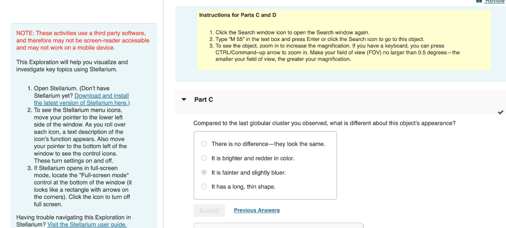 Solved Review Instructions for Parts C and D NOTE: These | Chegg.com