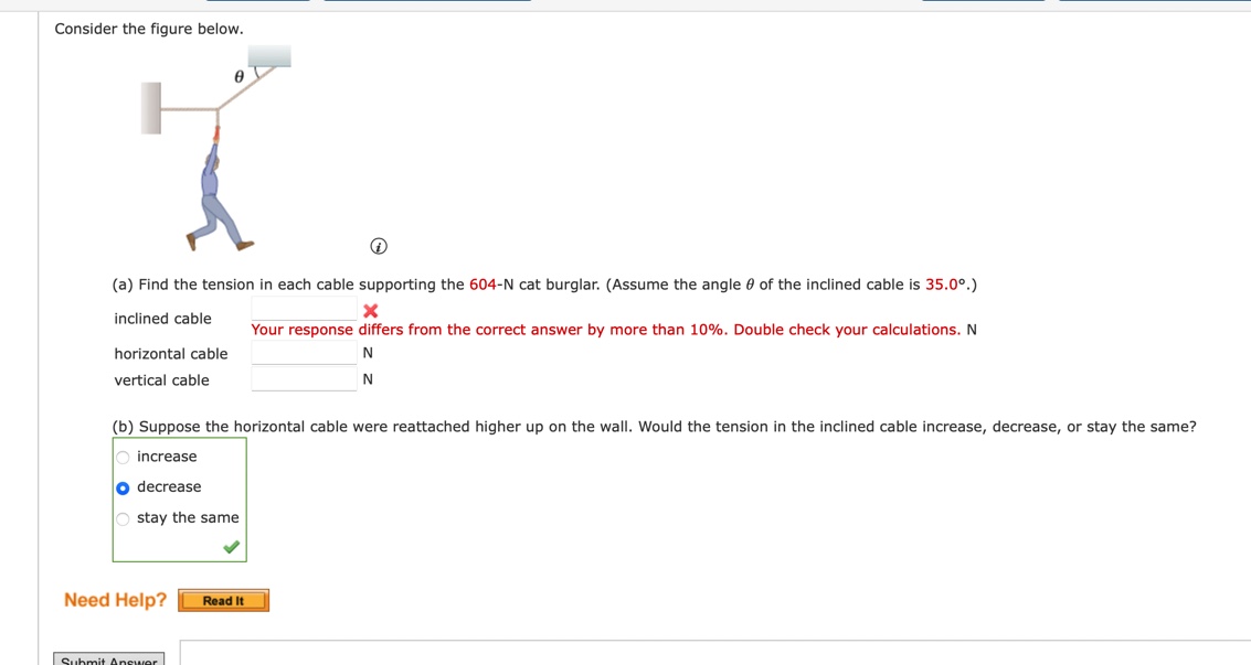 Solved Consider the figure below. (i) (a) Find the tension | Chegg.com