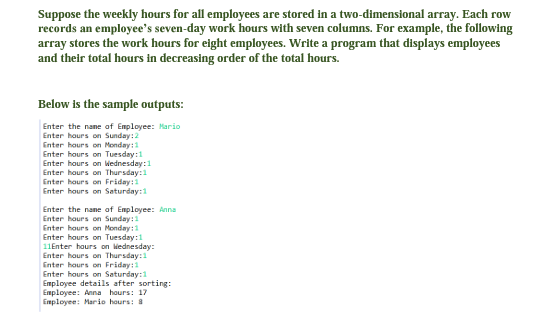 Solved Suppose the weekly hours for all employees are stored | Chegg.com
