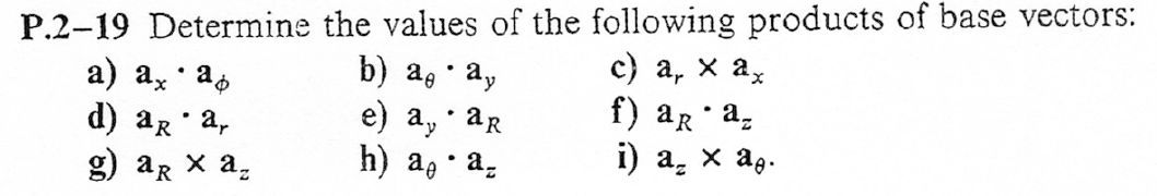 Solved P.2-19 Determine the values of the following products | Chegg.com