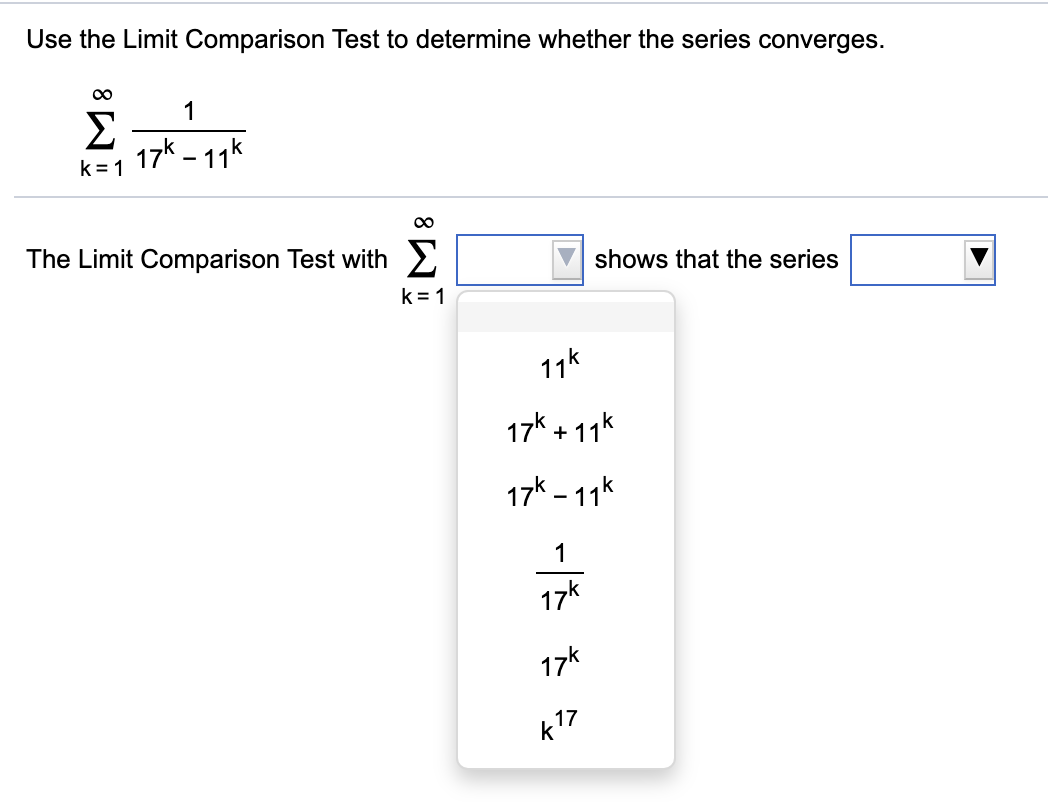 Solved Use the Limit Comparison Test to determine whether | Chegg.com