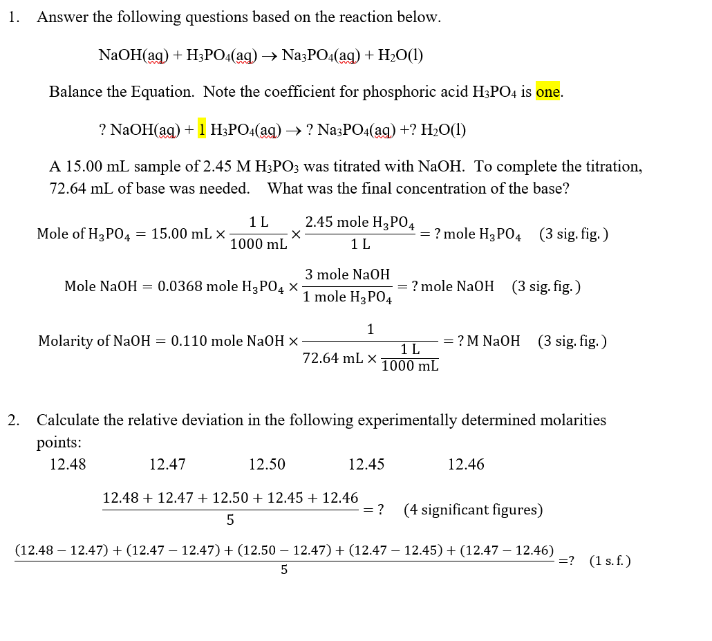 Solved 1. Answer the following questions based on the | Chegg.com
