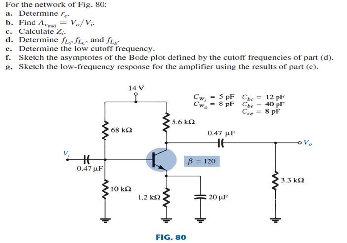[solved] For The Network Of Fig 80 A Determine Re B