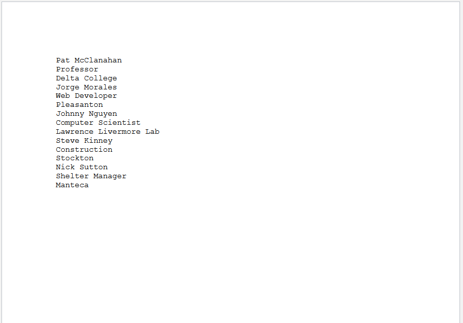 Solved Download a the names.txt file Write a program to read | Chegg.com