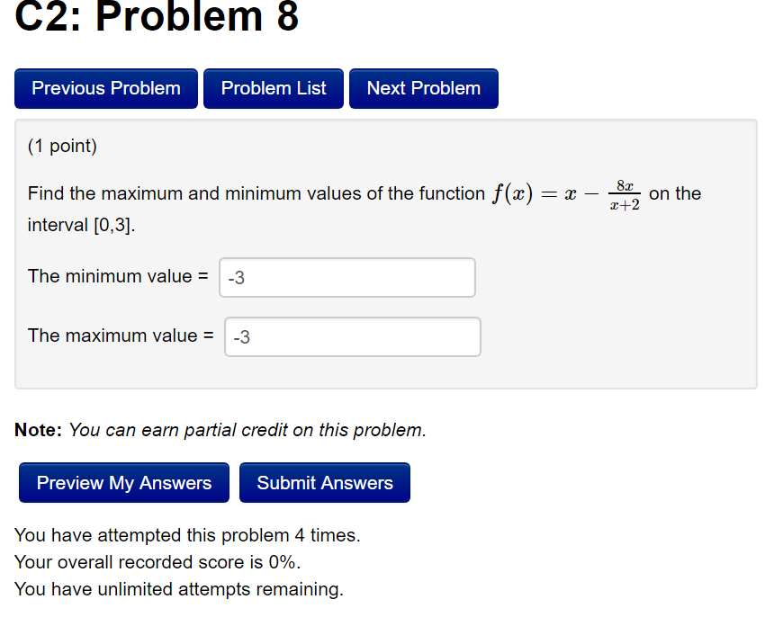 Solved C2 Problem8 Previous Problem Problem List Next